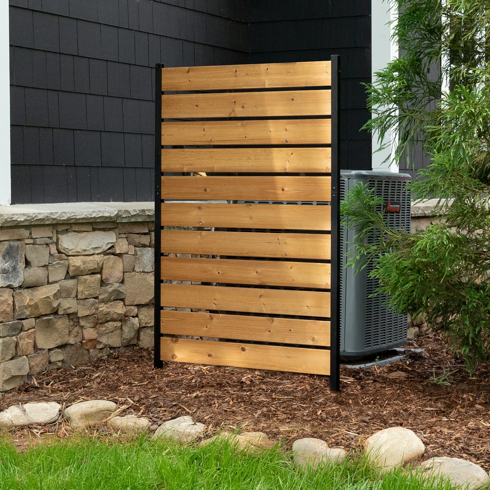 Enclo 5ft Wood Privacy Screen for Patio, Garden, Deck, Balcony, EC18022 ...