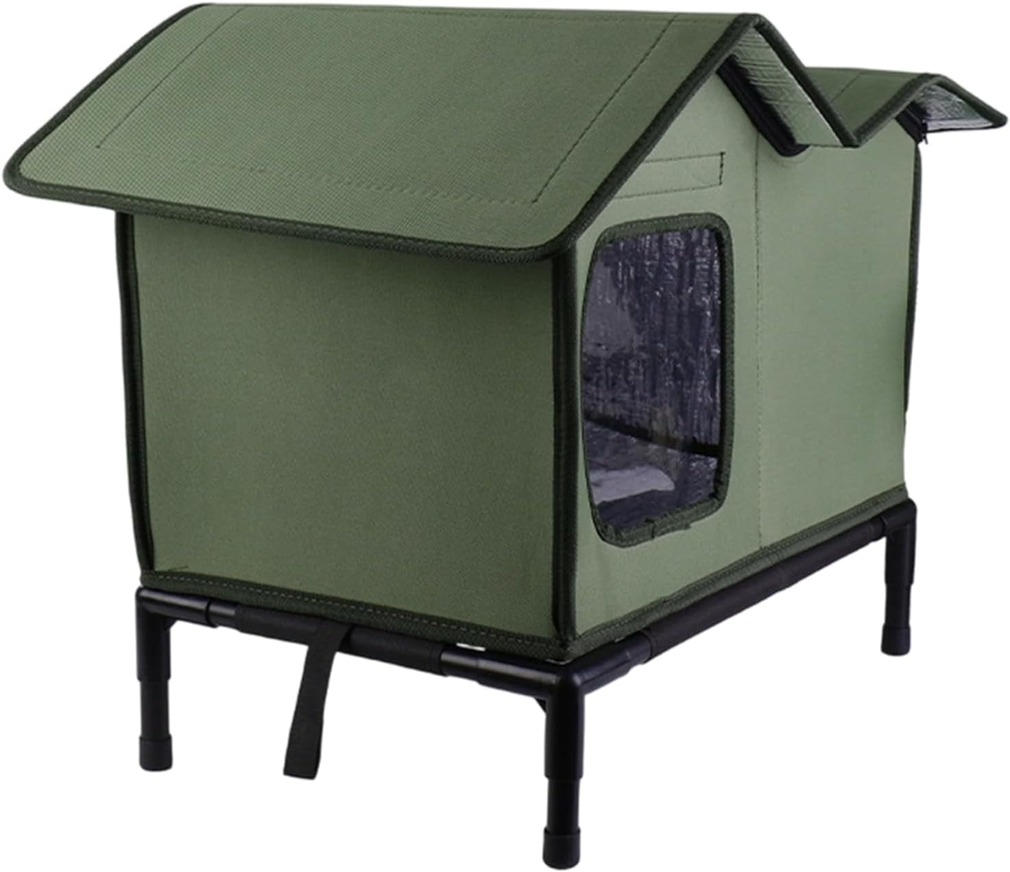 Enclosed Cat House | Windproof Cold Resistant Sleep Shelter | Feral Cat ...