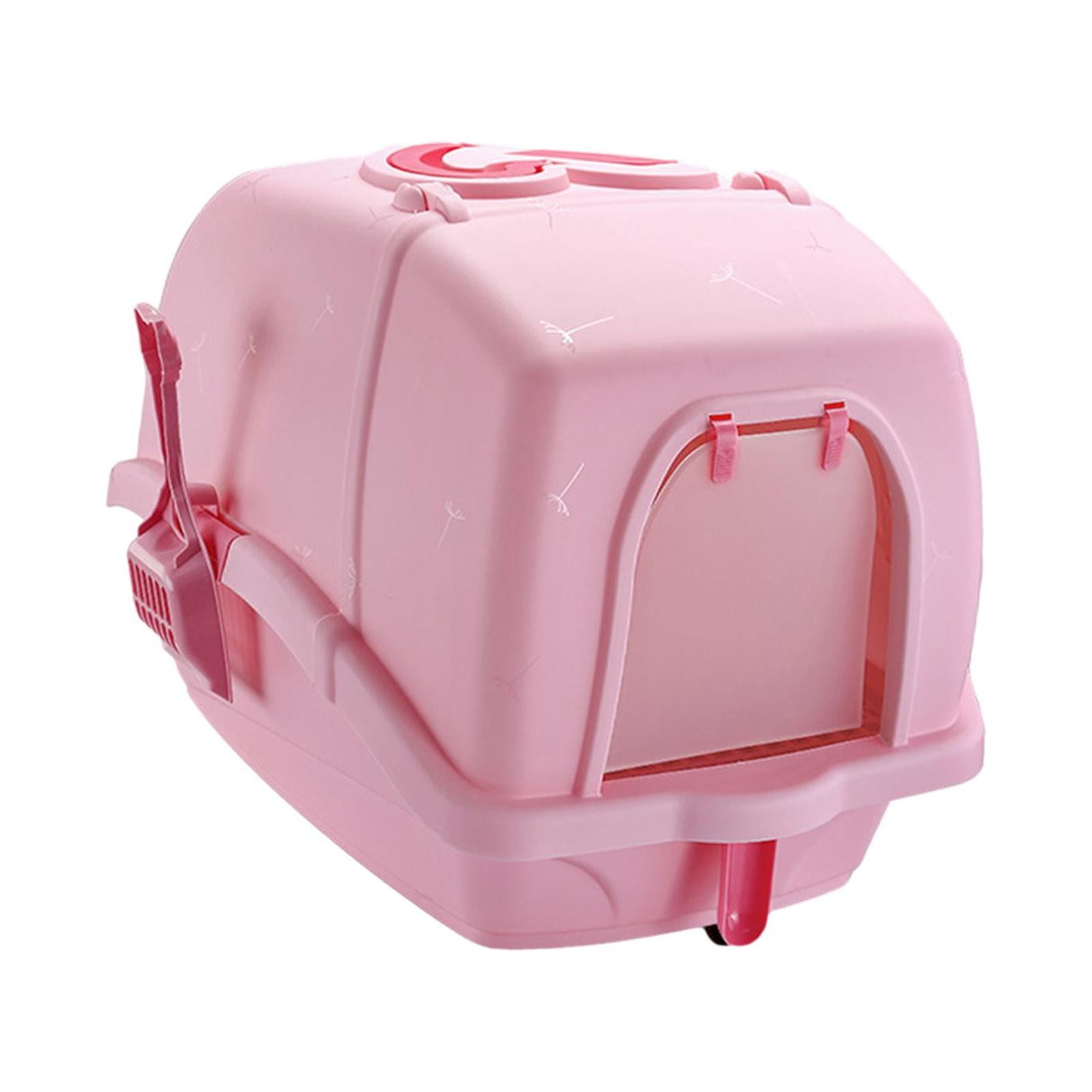 Enclosed Cat Litter Box Covered Cat Toilet Provides Privacy Hollow ...
