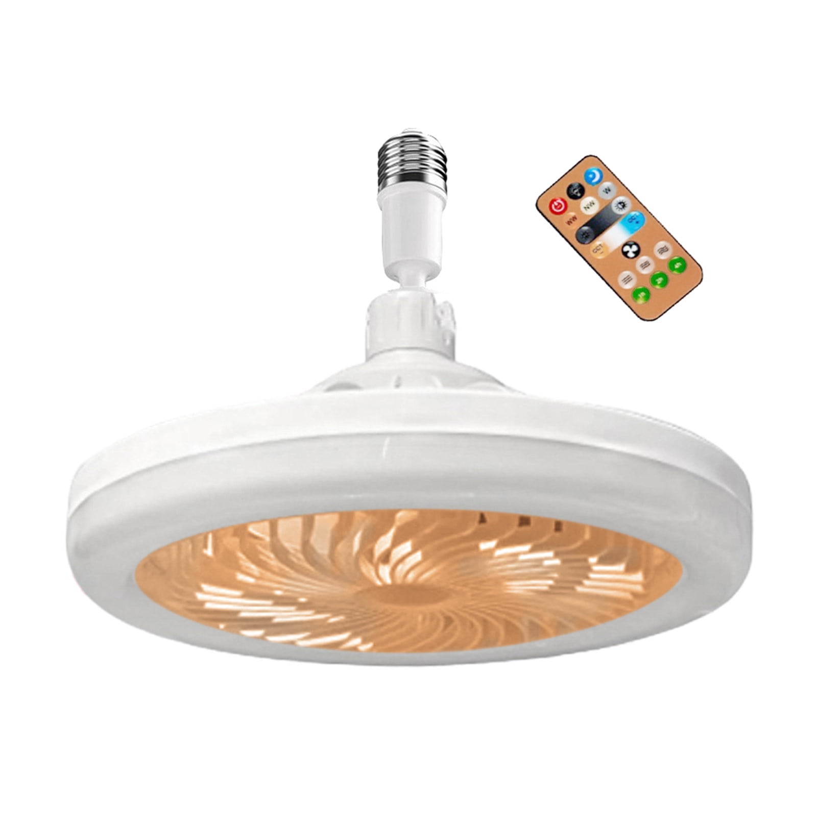 Enclosed Ceiling Fans with Lights and Remote, 2024 Mini Bladeless ...