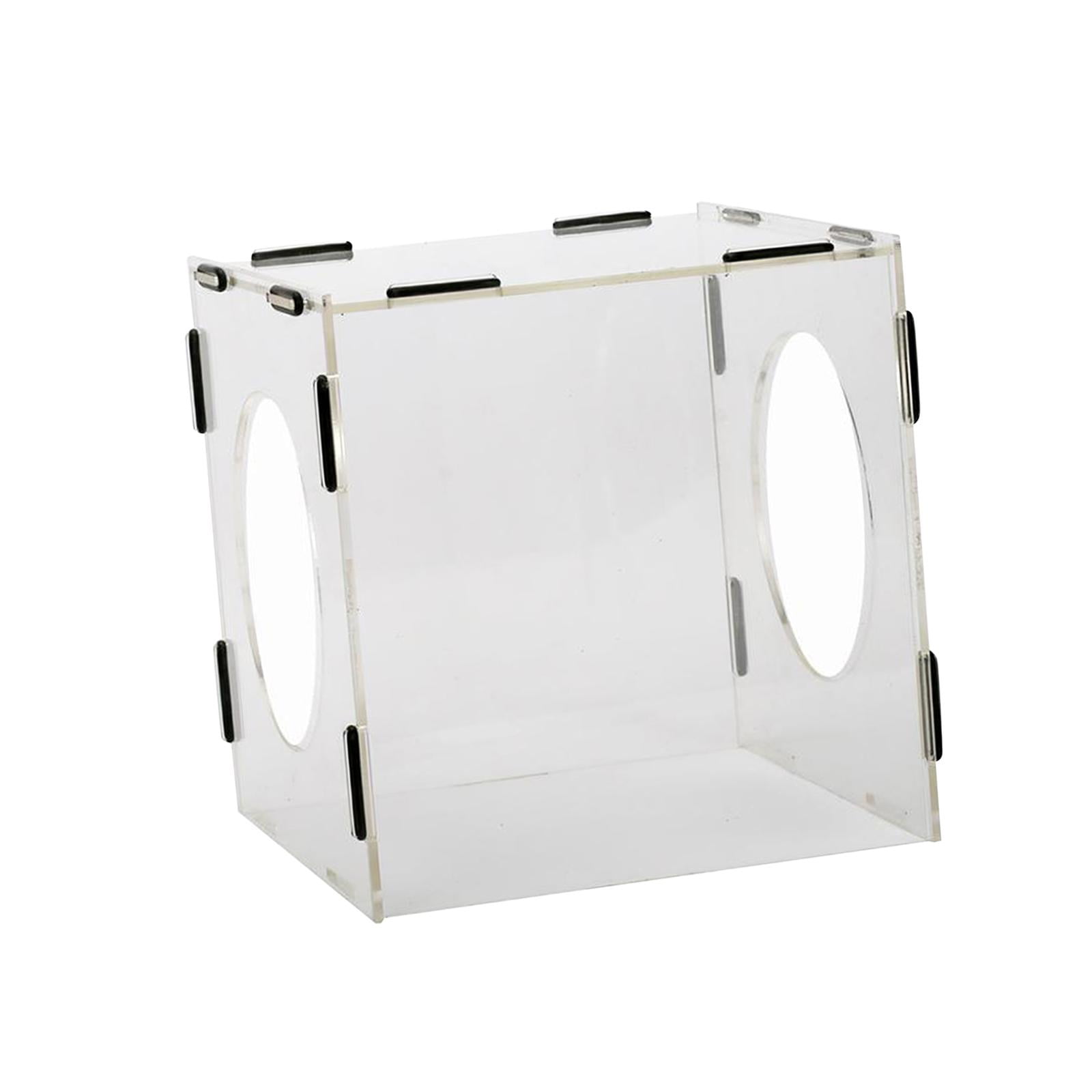 Enclosed Grinding Dust Box/ Acrylic Transparent with 2 Holes Dustproof ...