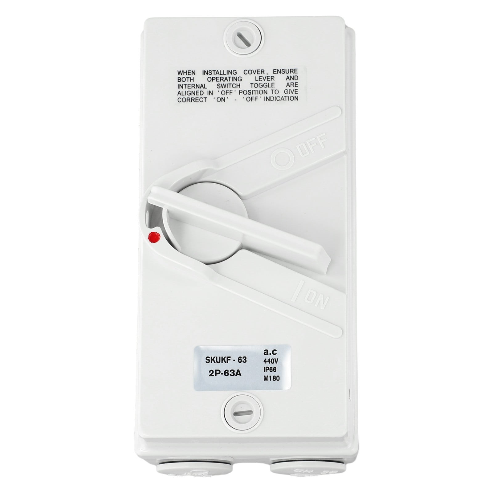 Enclosed Motor Disconnect Switch , Waterproof 1 Phase Disconnect Breaker Box - Walmart.com