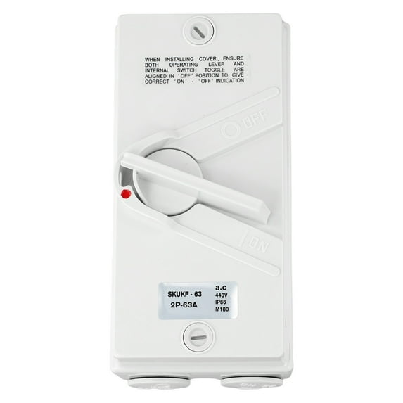 Enclosed Motor Disconnect Switch , Waterproof 1 Phase Disconnect ...