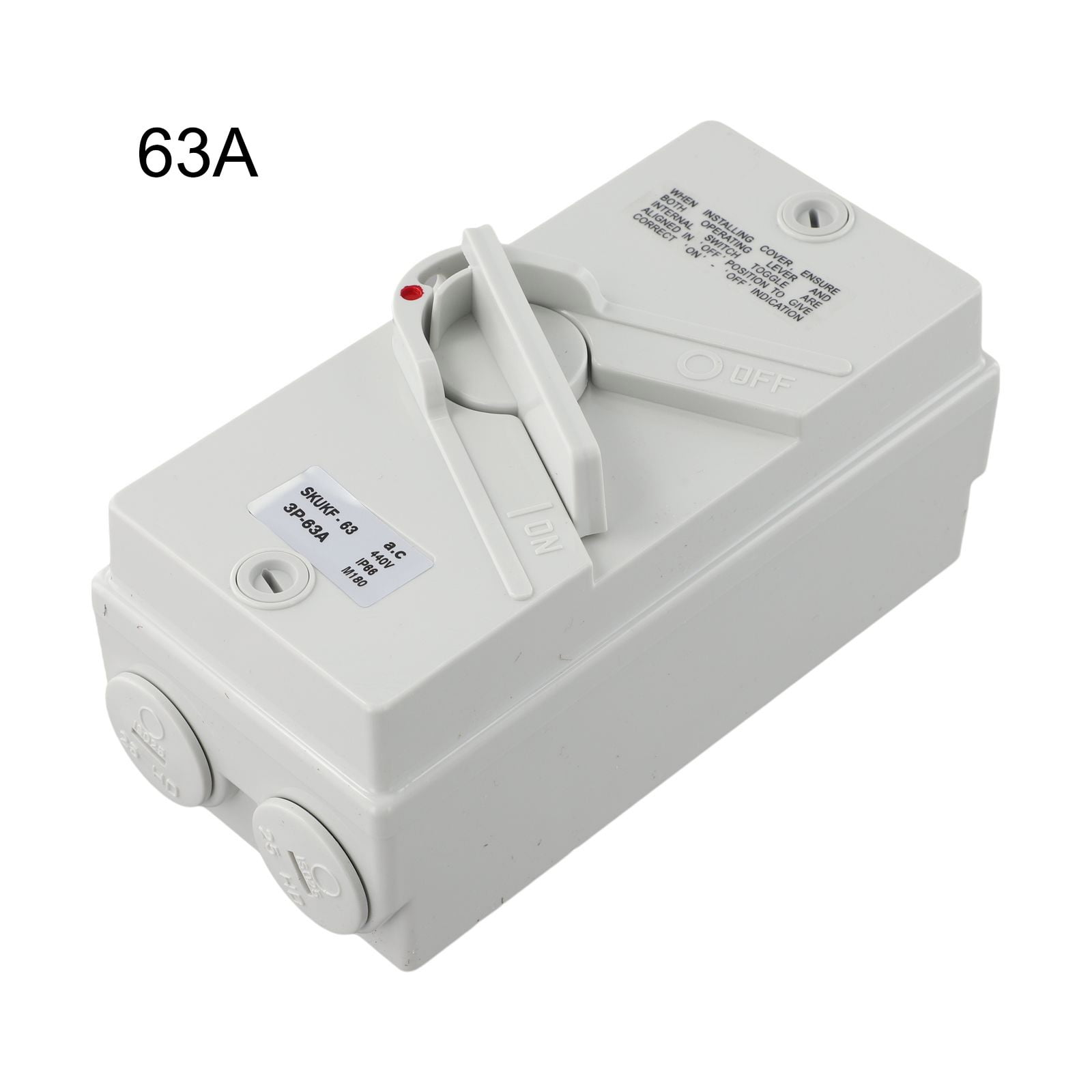 Enclosed Motor Disconnect Switch , Waterproof 3 Phase Disconnect ...