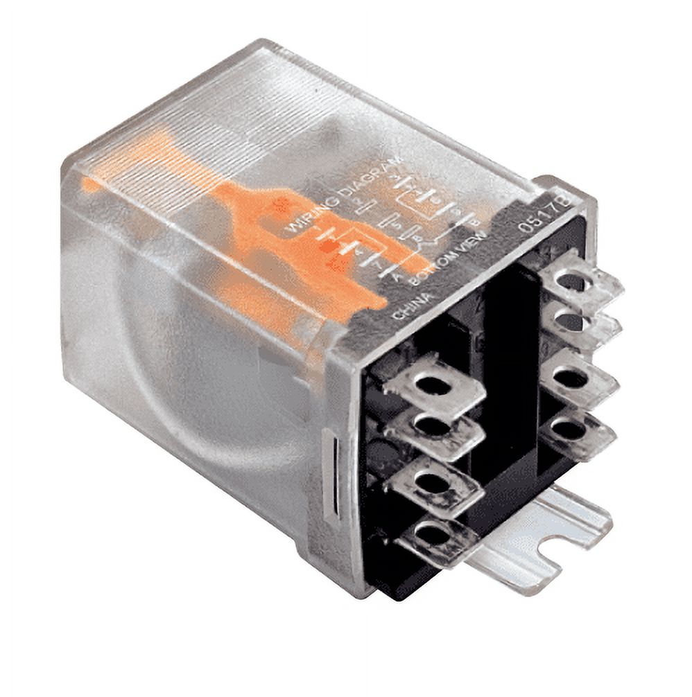 Enclosed Power Relay, 8 Pin, 24VAC, DPDT - Walmart.com