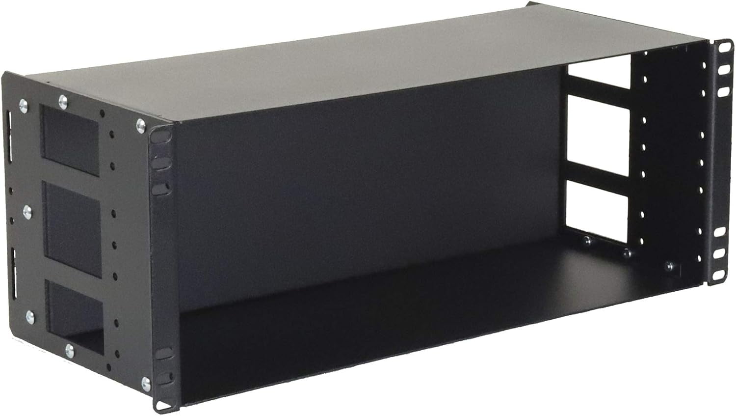 Enclosed Rackmount 4U Compact 8 inch Adjustable Depth Solid Panel for ...
