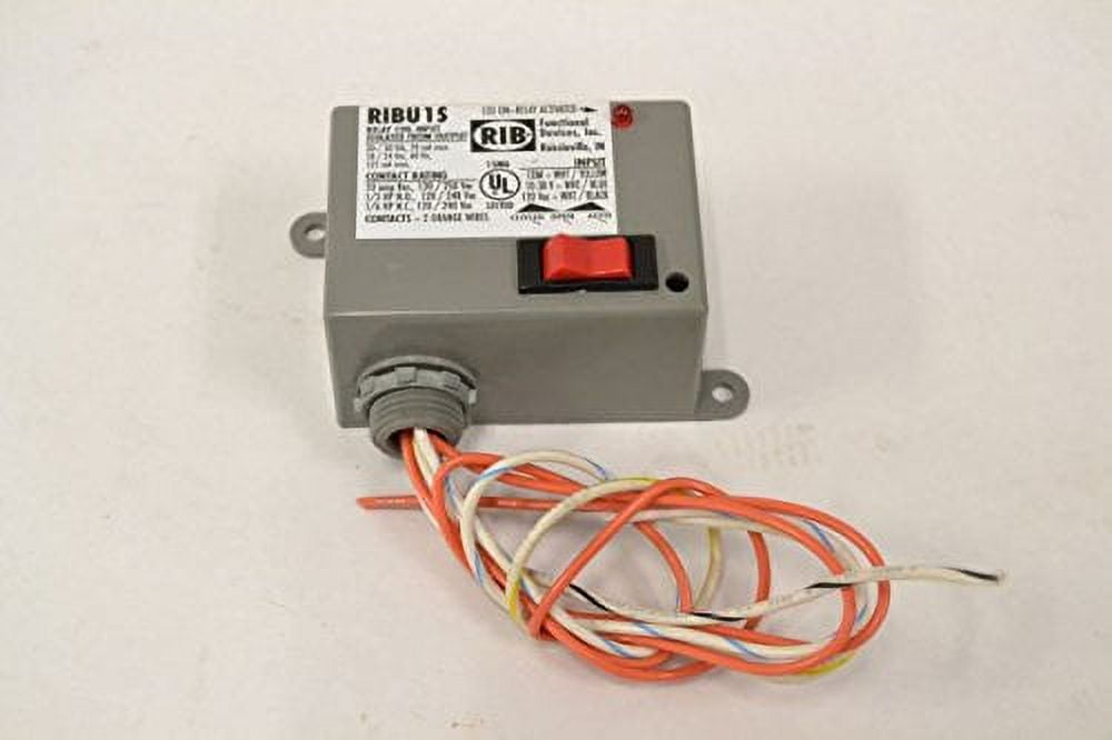 Enclosed Relay 10Amp SPST-NO + Override 10-30Vac/dc/120Vac - Walmart.com