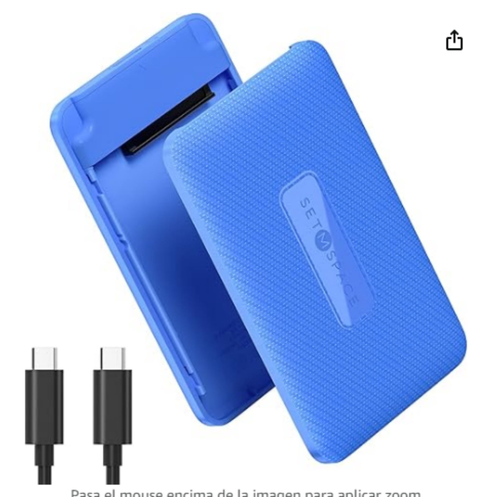 Enclosure 2.5 [Tool-Free] 2.5 External Hard Drive Enclosure, Carbon ...