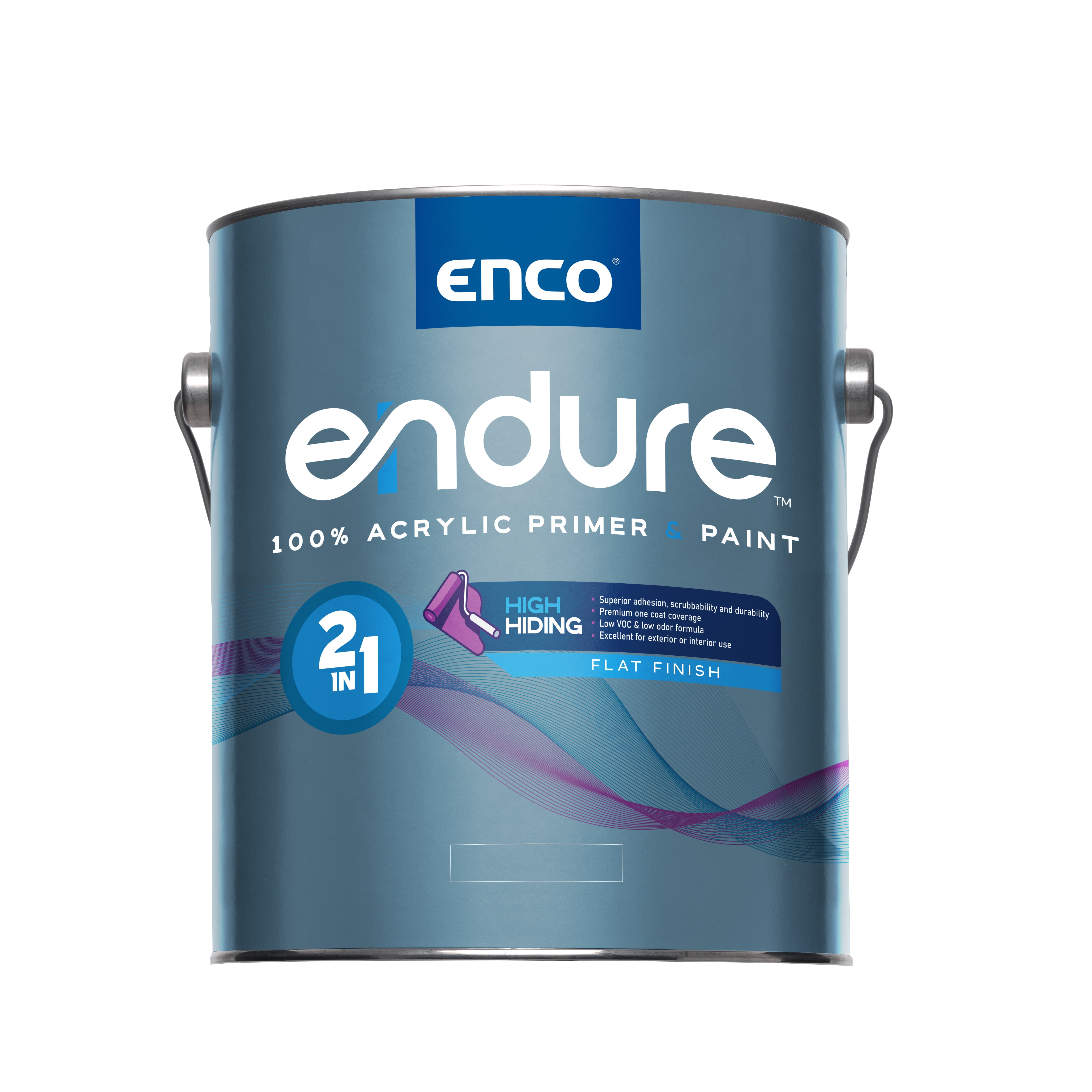 Enco Endure 2 In 1 Flat Tint Base, 1 Gallon - Walmart Business Supplies