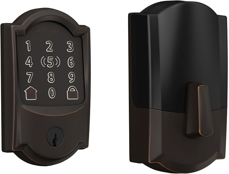 Encode Plus Smart Wi-Fi Lock for Front Door, Keyless Entry Deadbolt ...