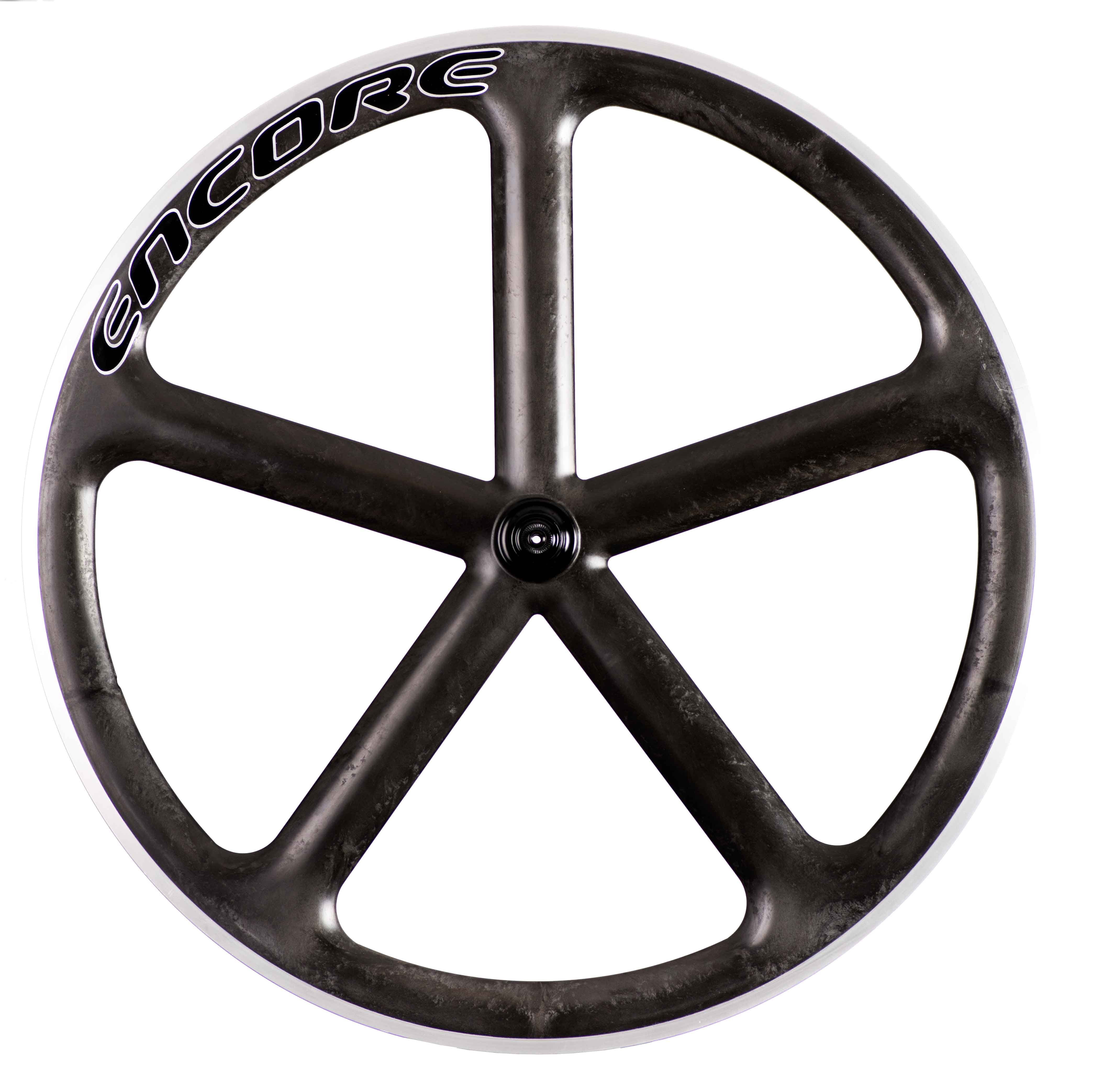 Encore Carbon Track Rear Wheel Natural Carbon 700c MSW Fixed Gear Fix ...