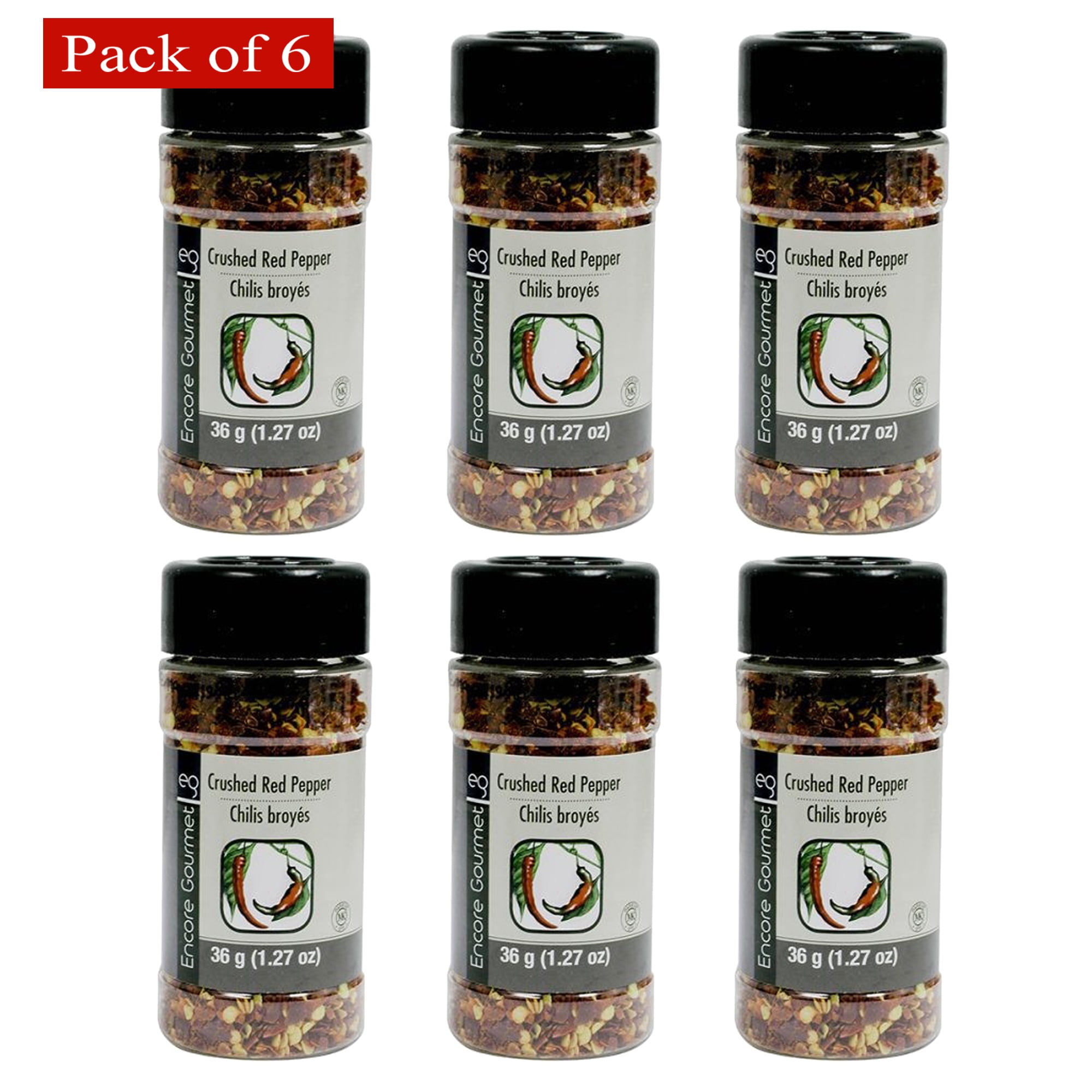 Encore Crushed Red Peppers 36g (Pack of 6) - Walmart.com