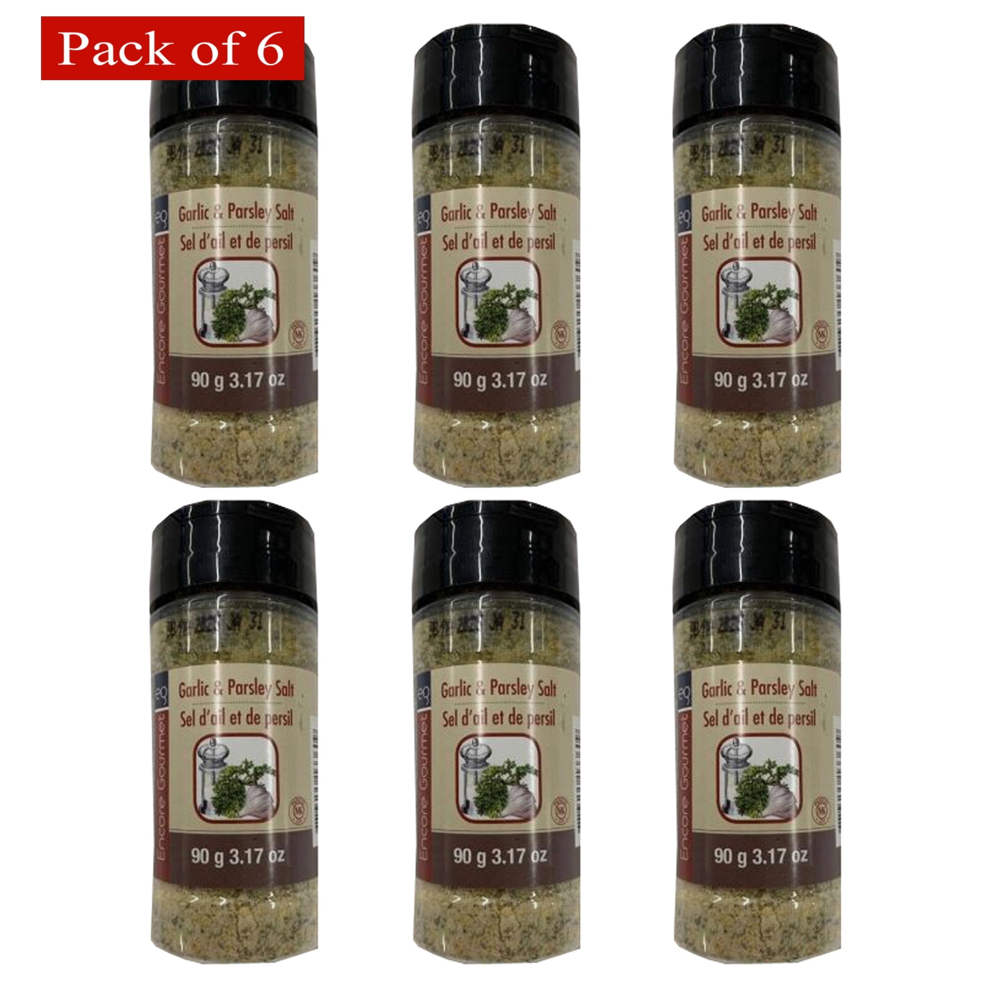 Encore Garlic Salt And Parsley 90g (Pack of 6) - Walmart.com