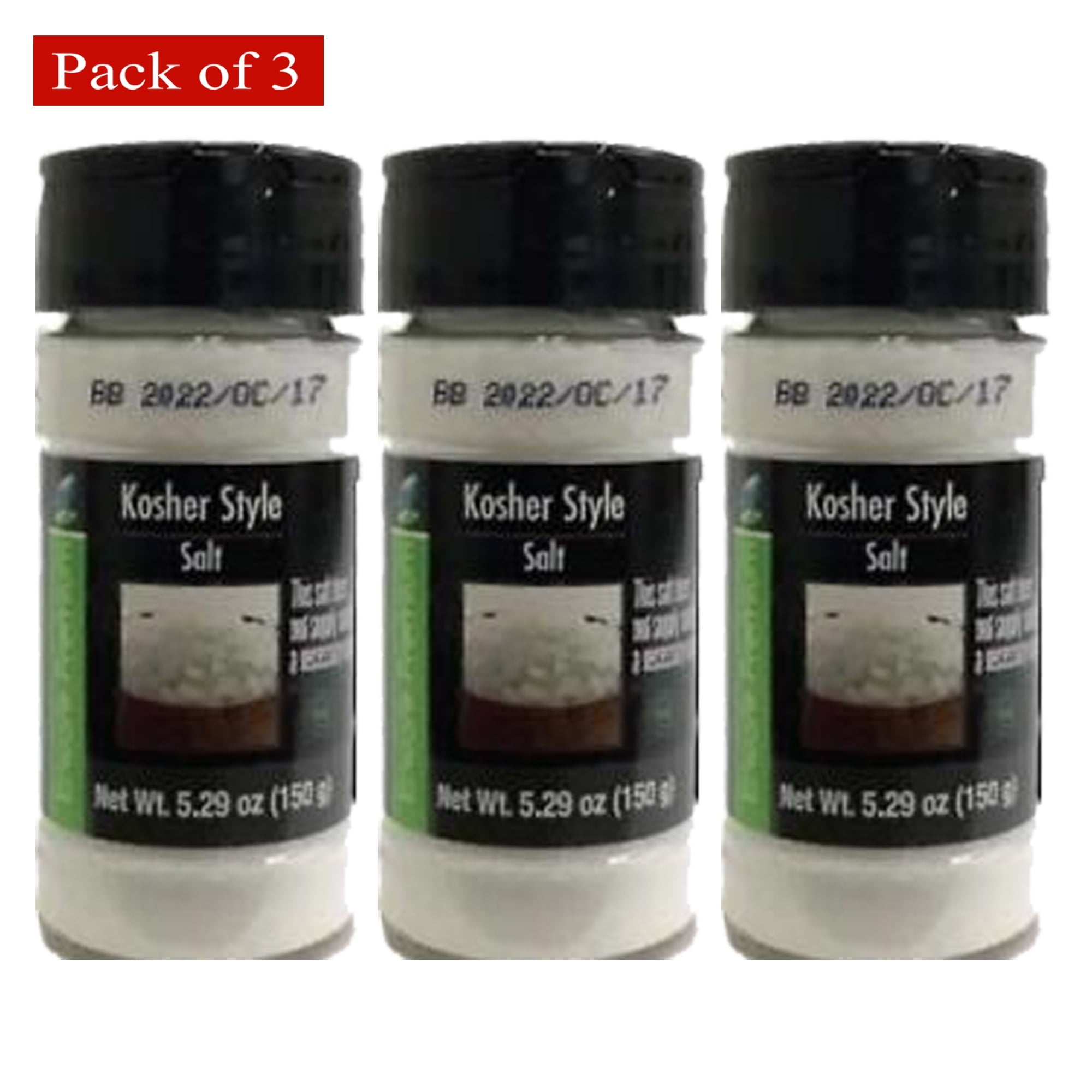 Encore Kosher Style Salt 150g (Pack of 3) - Walmart.com