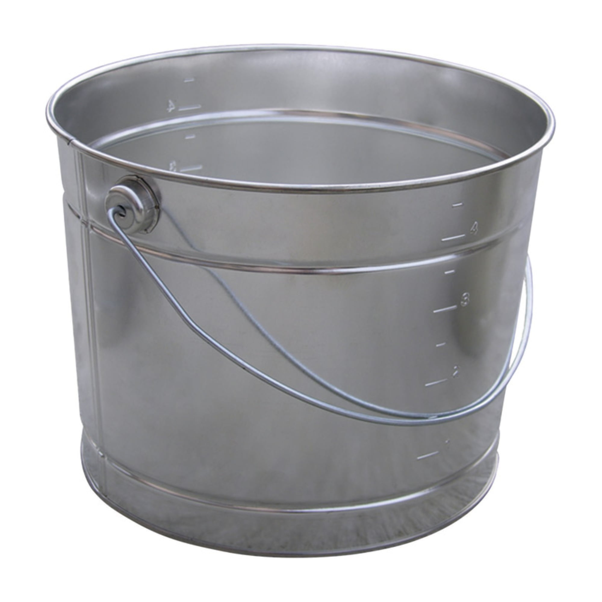 Encore Plastics 5 Quart Metal Pail With Handle 25000-500350 - Walmart.com
