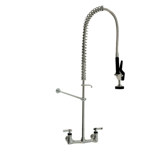 Encore - KL53-1000-BR - 8 in Wall Mount Pre-Rinse Assembly w/ Wall ...