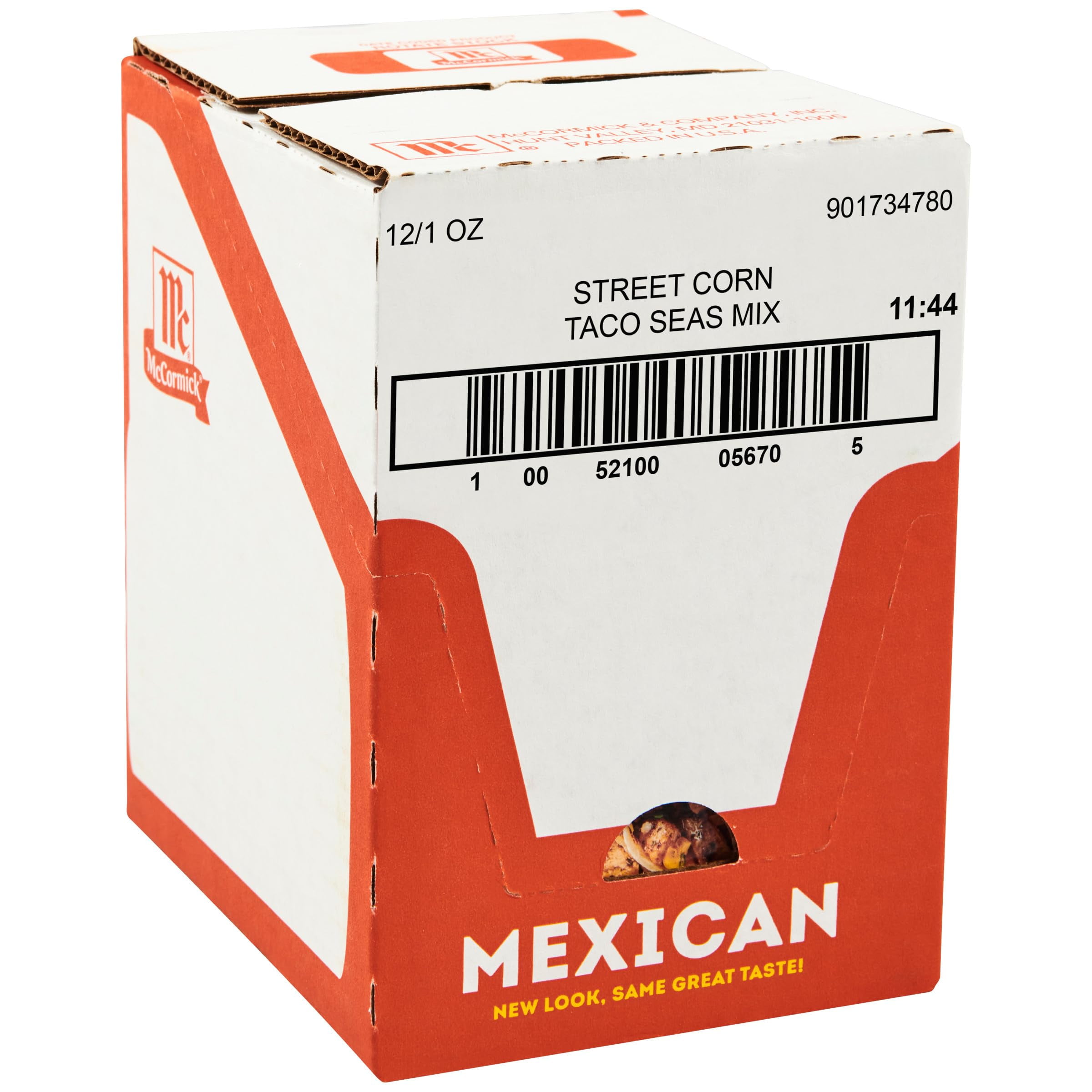 McCormick Mexican Style Street Corn Taco BSL1 Seasoning Mix, 1 oz (Pack ...