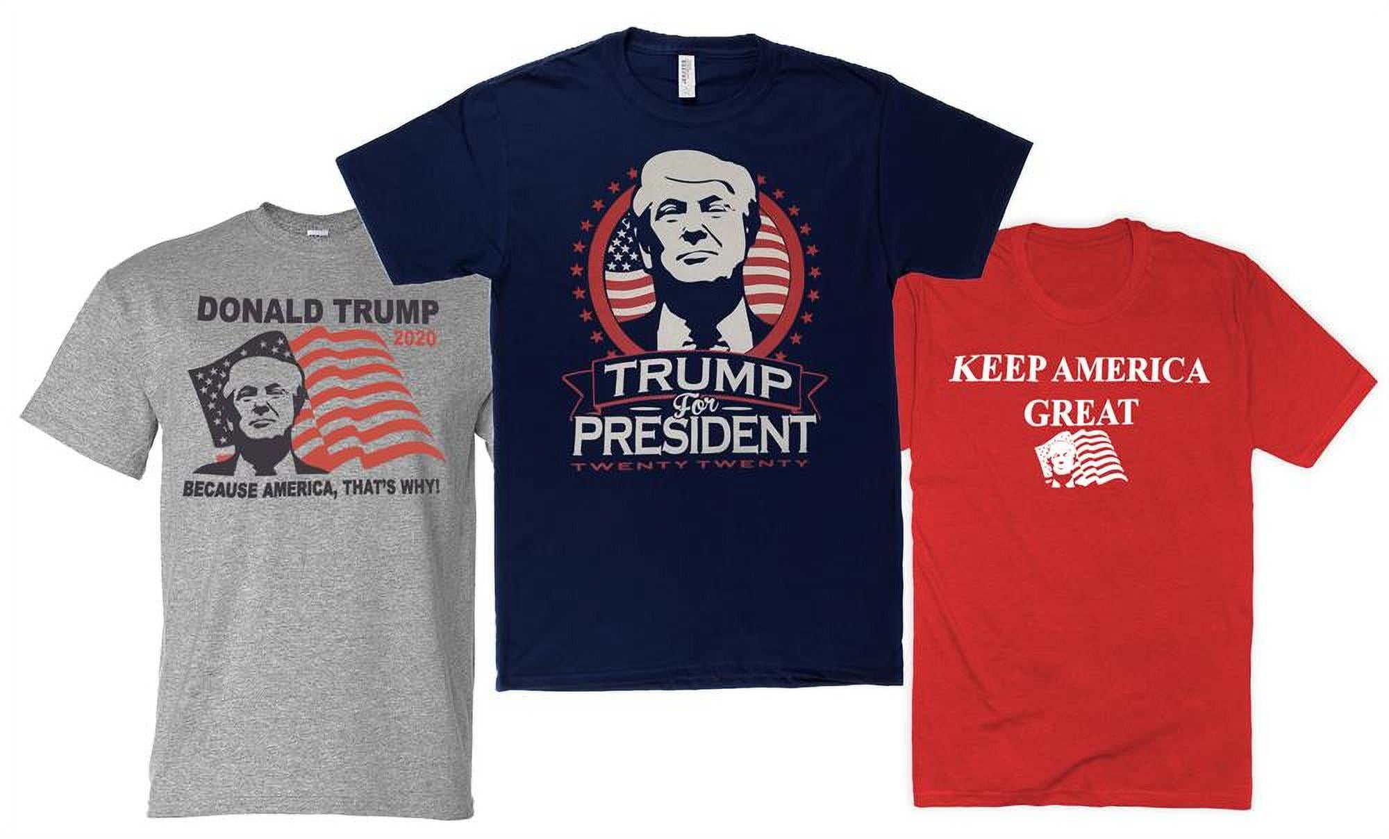 Encore President Trump T-Shirt 3 Pack Keep America Great 2020 Three ...