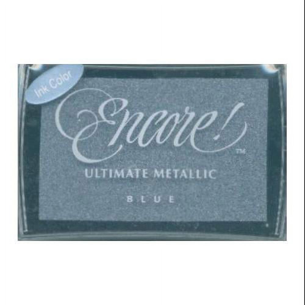Encore Ultimate Metallic Ink Pad-Blue - Walmart.com