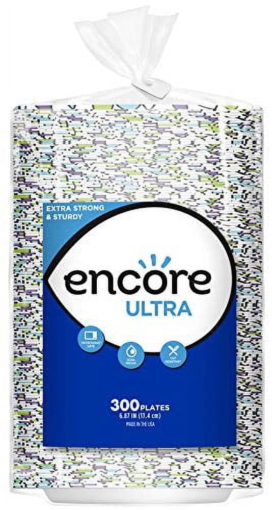 Encore Ultra Paper Dessert/Appetizer .. Plates, 6.87 Inch, 300 .. Count ...