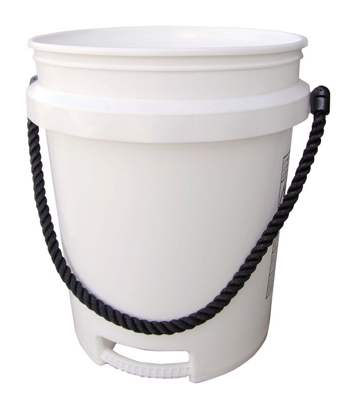 Encore White 5 gal. Polyethylene Paint Pail - Walmart.com