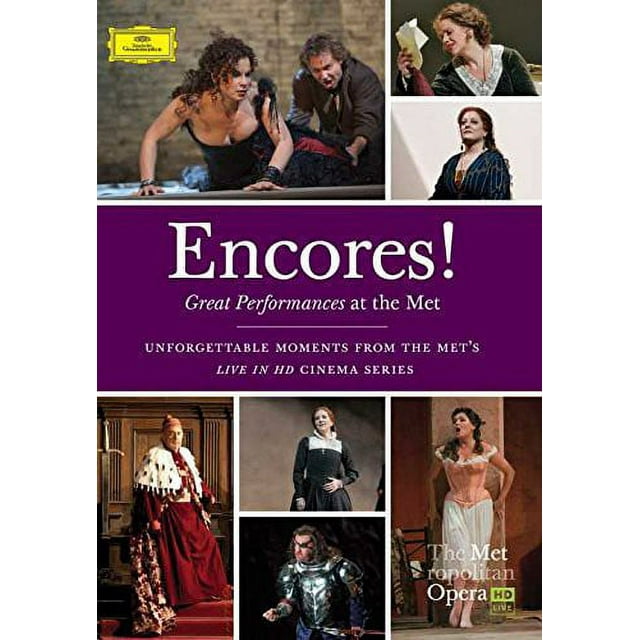 Encores Great Performances at the Met (DVD), Deutsche Grammophon, Music ...