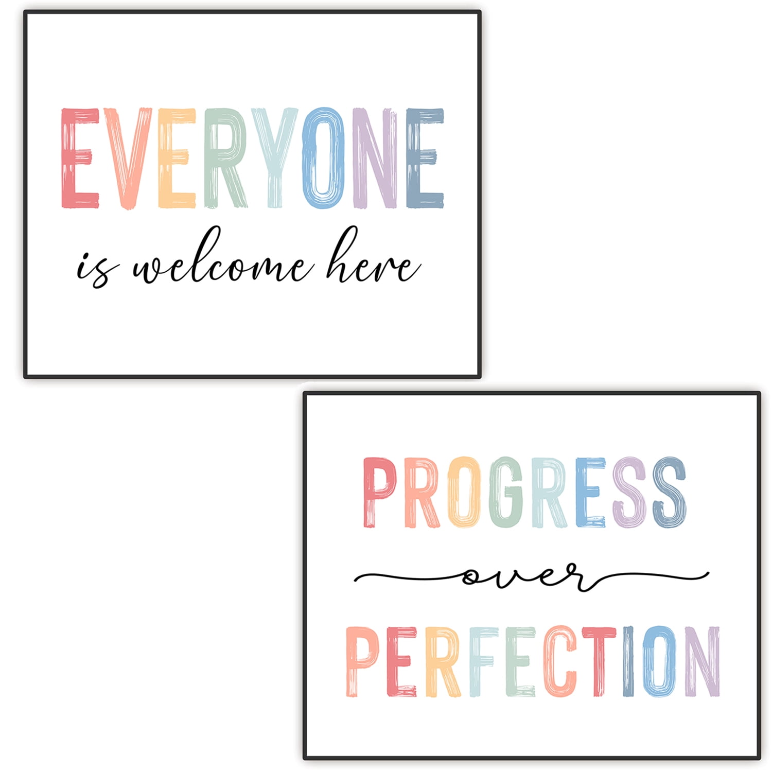 Encouragement Art, Progress Over Perfection, Everyone Is Welcome, Kids ...