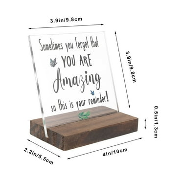 Encouragement Desk Sign Inspirational Quotes Office Table Decor Office ...