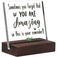 Encouragement Desk Sign Inspirational Quotes Office Table Decor Office ...