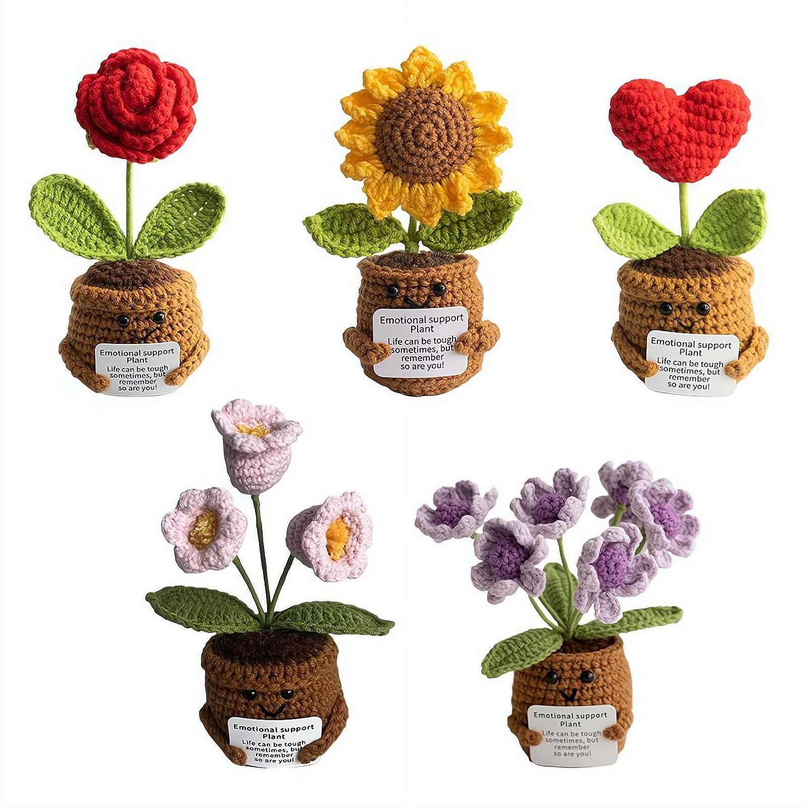 Encouragement Flowers with Positive Affirmation, Handmade Positive ...