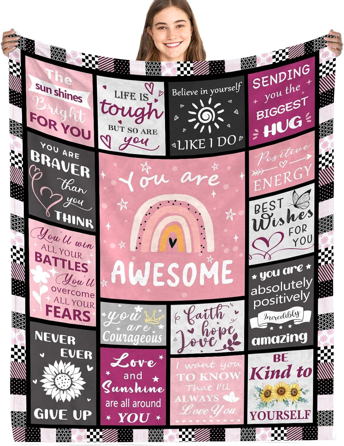 Encouragement Gifts for Women, Compassion Blanket Big Warm Hugs, Get ...