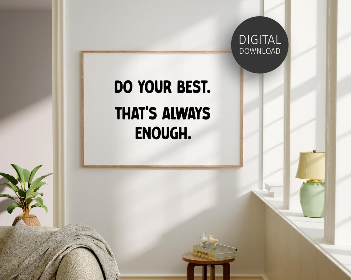 Encouraging Classroom Poster, Wall Art For Motivational High School ...