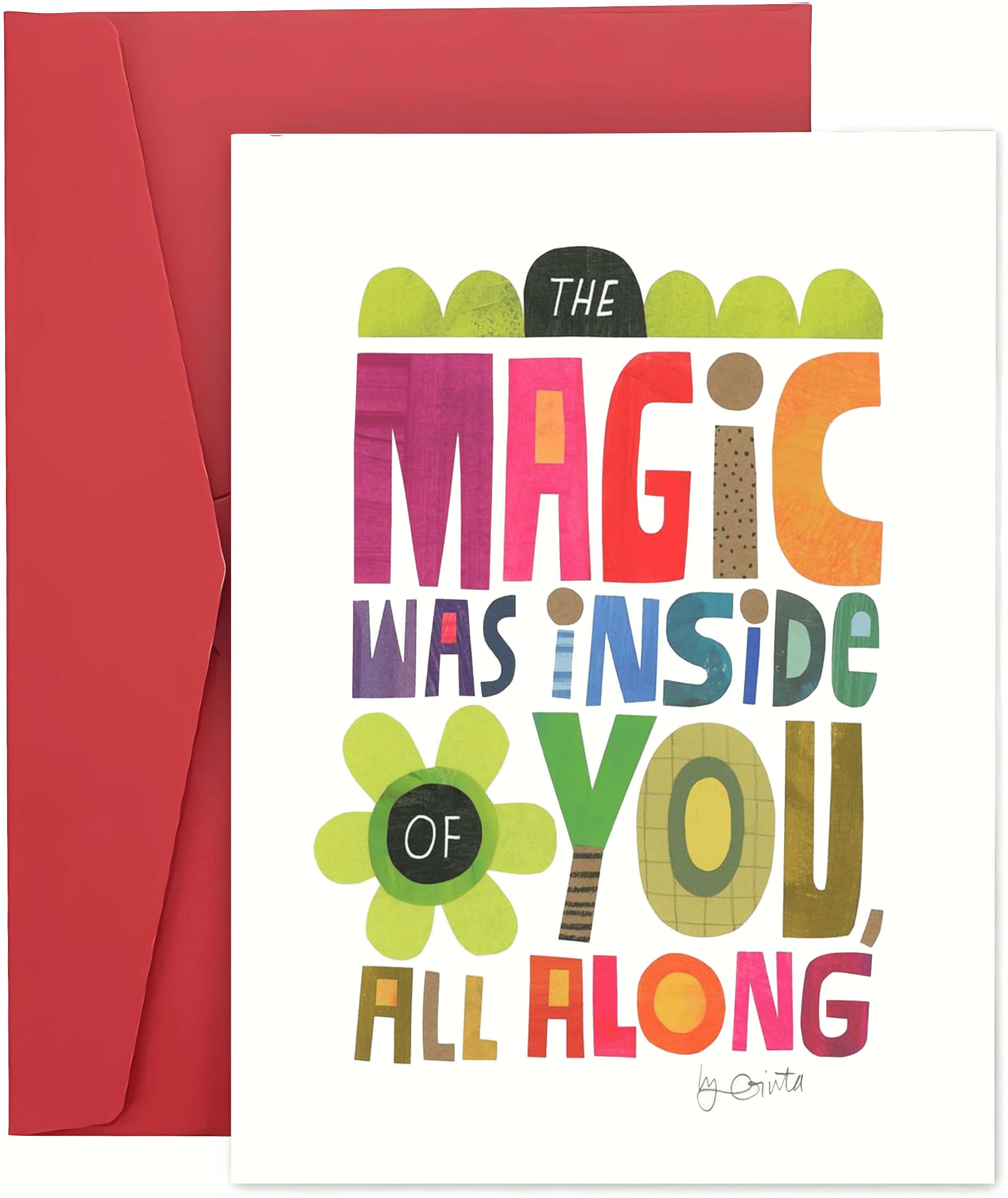 Encouraging Greeting Card – “The Magic Was Inside of You All Along ...
