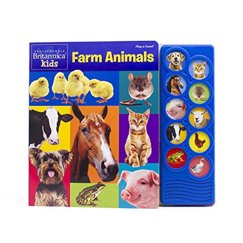 Pre-Owned Encyclopedia Britannica - Kids Farm Animals Listen and Learn ...