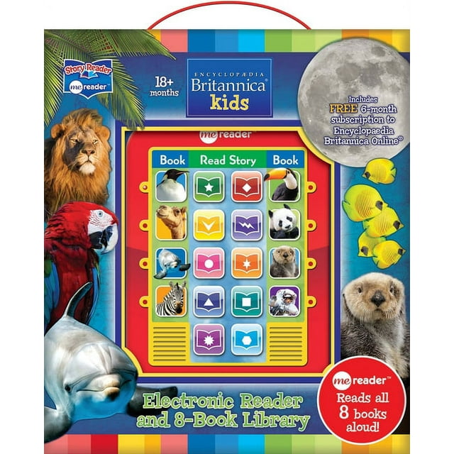 Encyclopedia Britannica Kids Me Reader Electronic Reader and 8 Sound ...