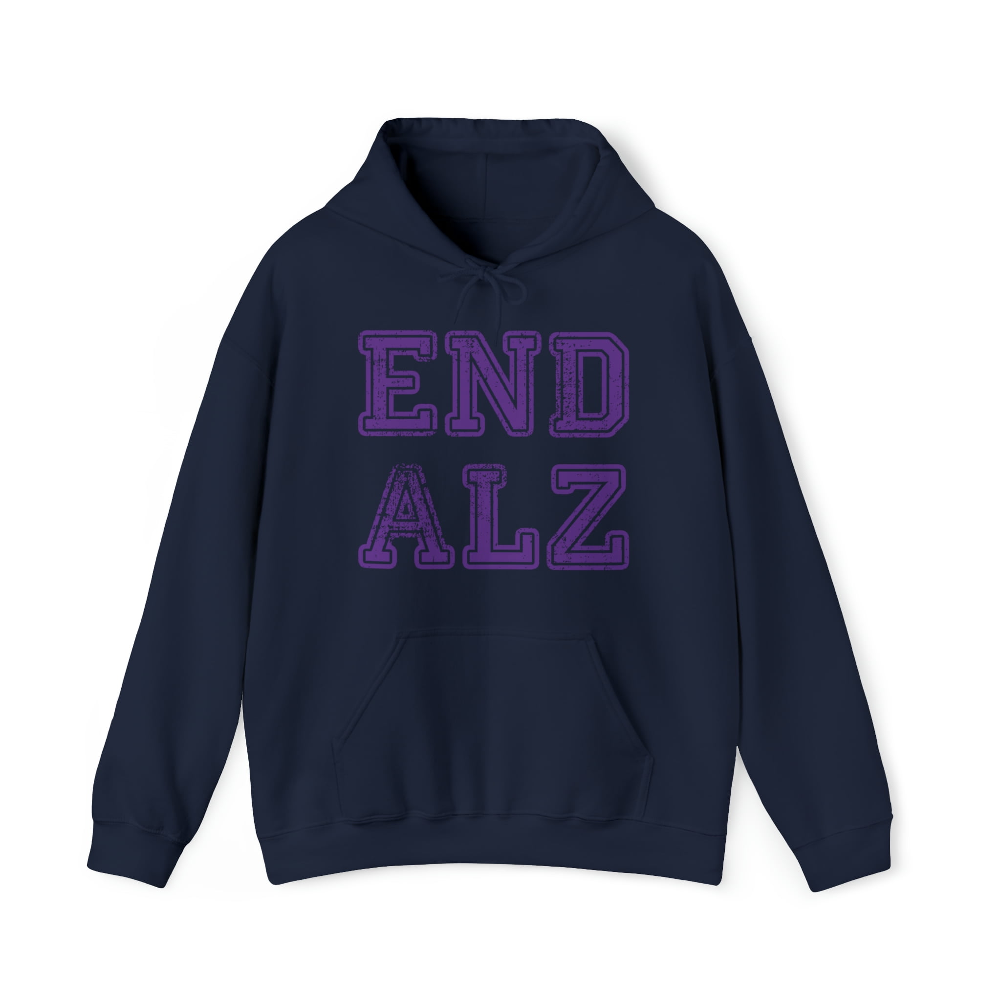 End ALZ Alzheimer's Graphic Hoodie Sweatshirt, Sizes S-5XL - Walmart.com