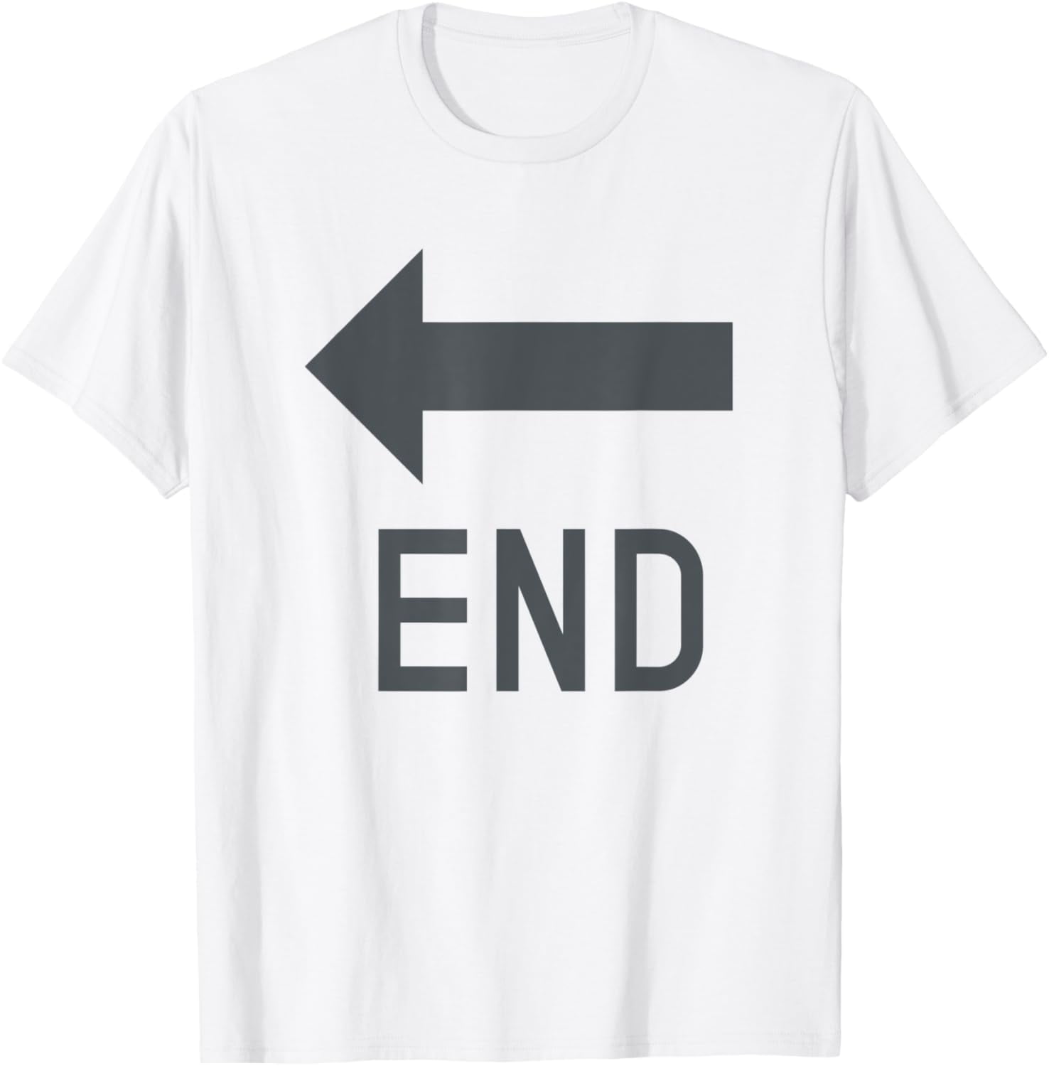 End Arrow End with Leftwards Arrow Above T-Shirt men and women can wear ...