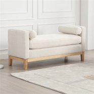 Better Homes & Gardens Springwood Storage Bench, Cream - Walmart.com