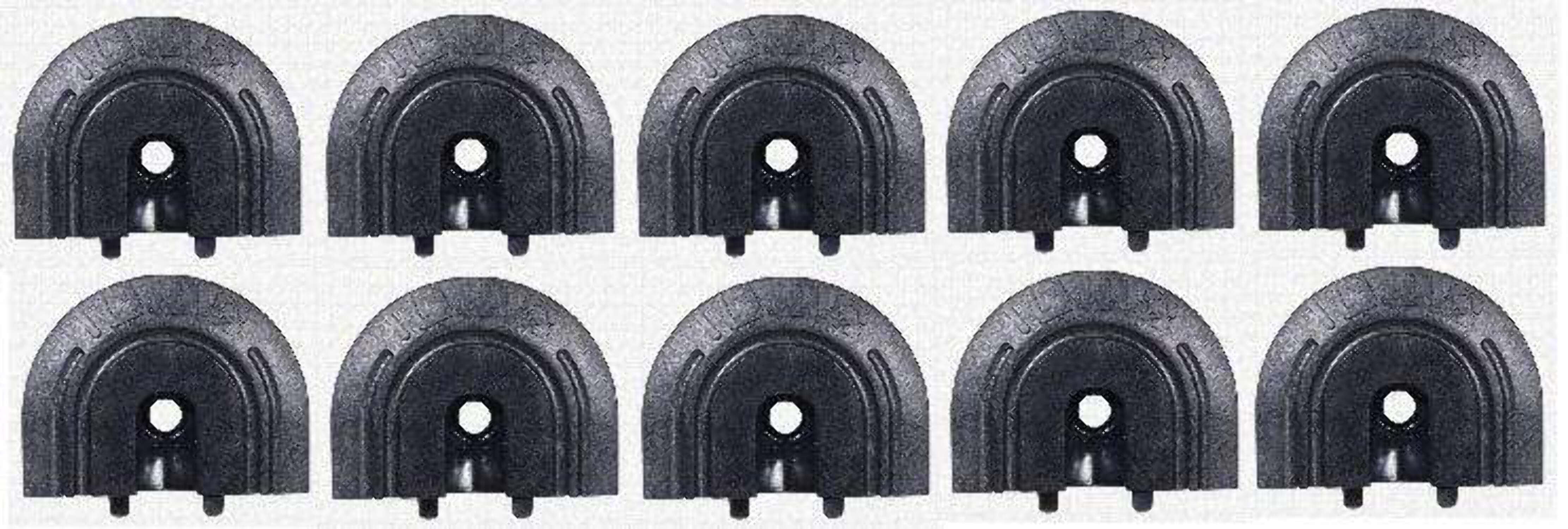 End Cap for Flange Series L-Track 10 PACK | QC06058 - Walmart.com