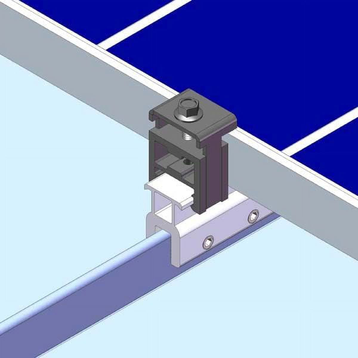 End Clamp Mounting Kits for Standing Seam Metal Roof, Solar Panel ...