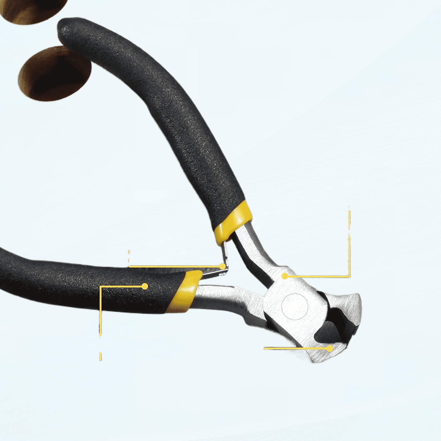 End Cutting Pliers 4.5-Inch Nail Remover Tool Nail Puller Tools Staple ...