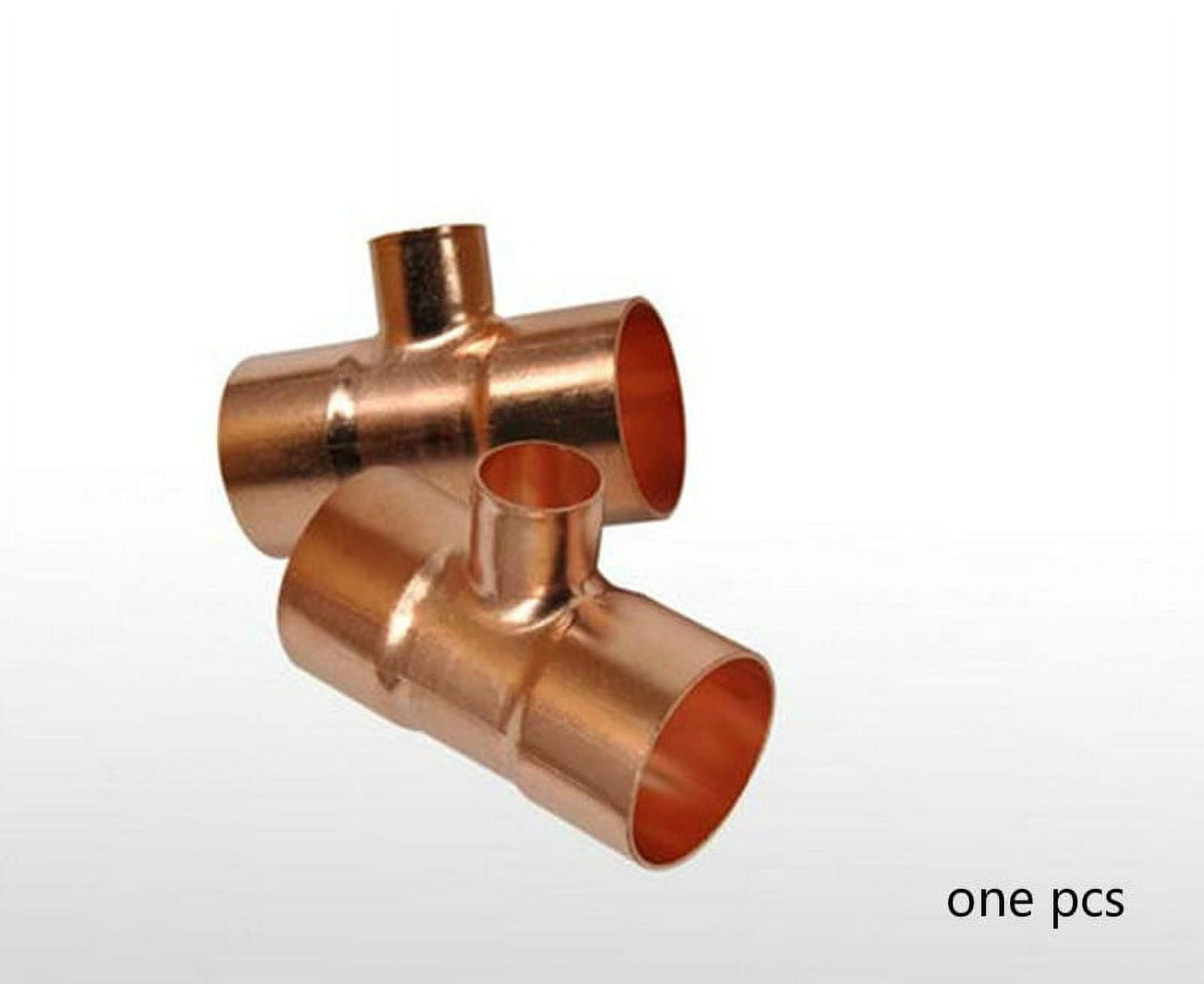 End Feed Reducing Tee Plumbing Fitting For Copper Pipe Refrigeration ...