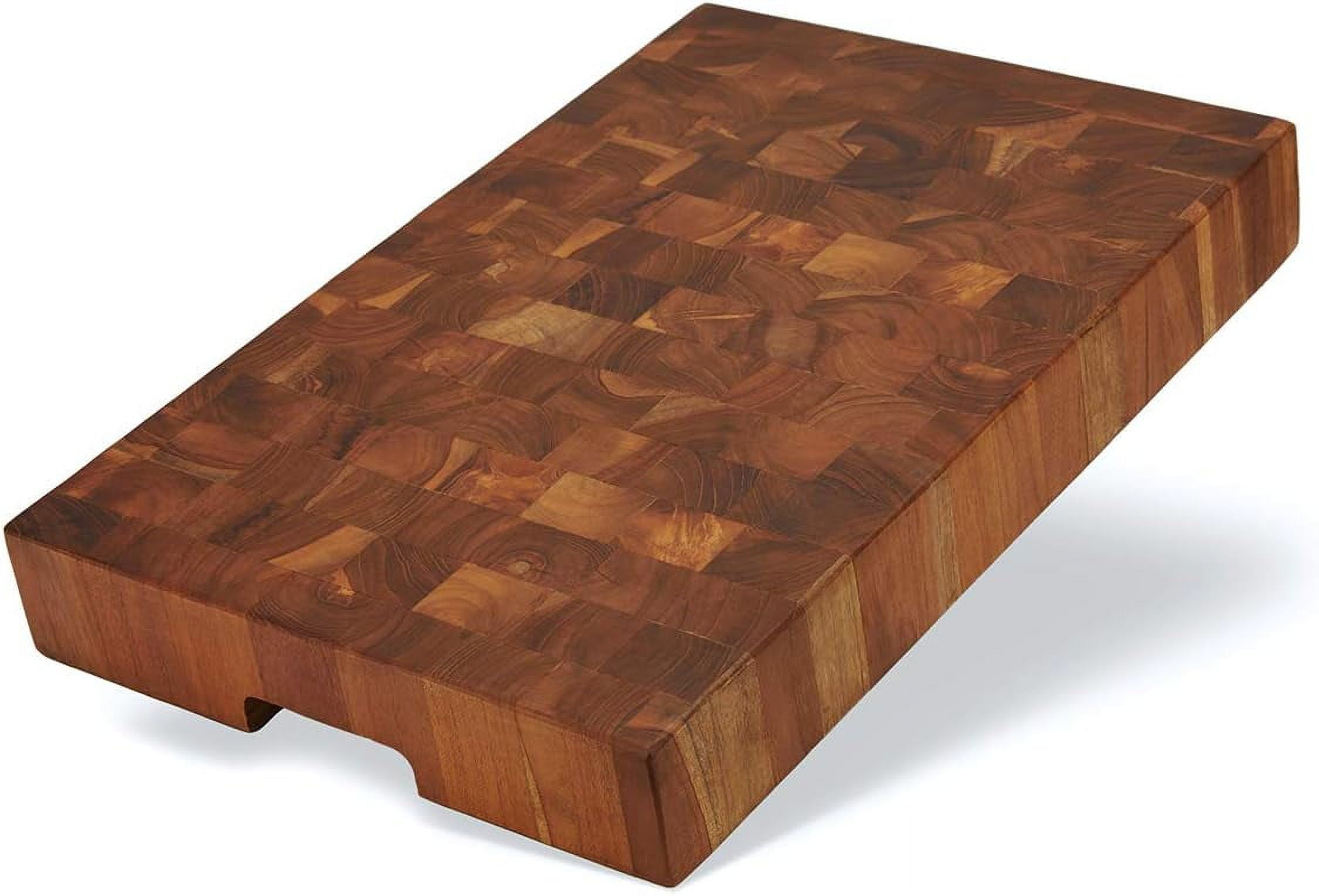 End Grain Butcher Block, Extra-THICK (18 x 12 x 2.25) Carving Board for ...