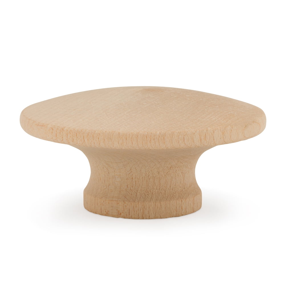 End Grain Large Wooden Knobs 2 inch for Bifold Closet Doors, Dresser ...