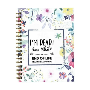 ZBFJINX End Of Life Planner Organizer Notebook I'M Dead Now What ...