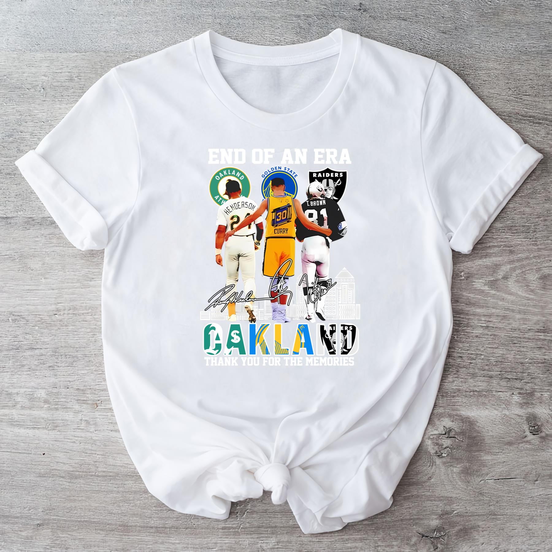 End Of An Era Oakland Sports Teams Thank You For The Memories Shirt-TH34631 - Walmart.com