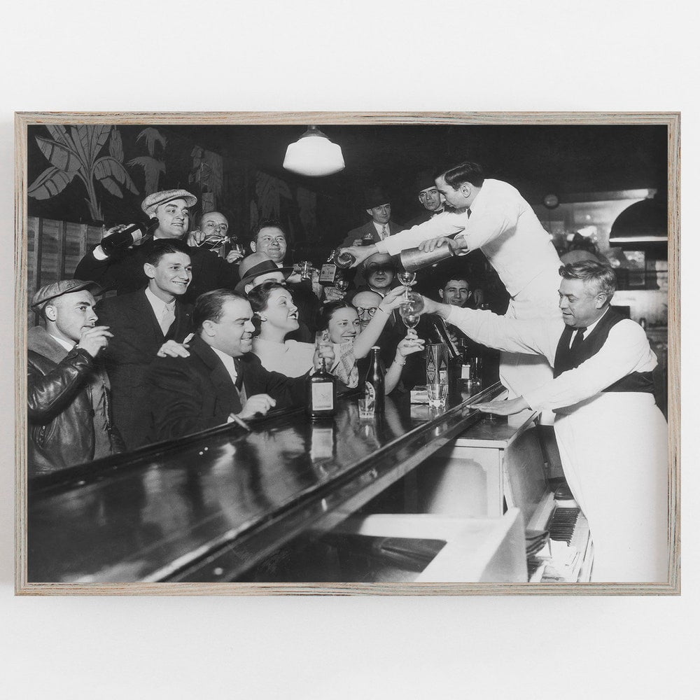 End Of Prohibition Photo Print: Vintage Bar Wall Art UNFRAMED PAPER ...