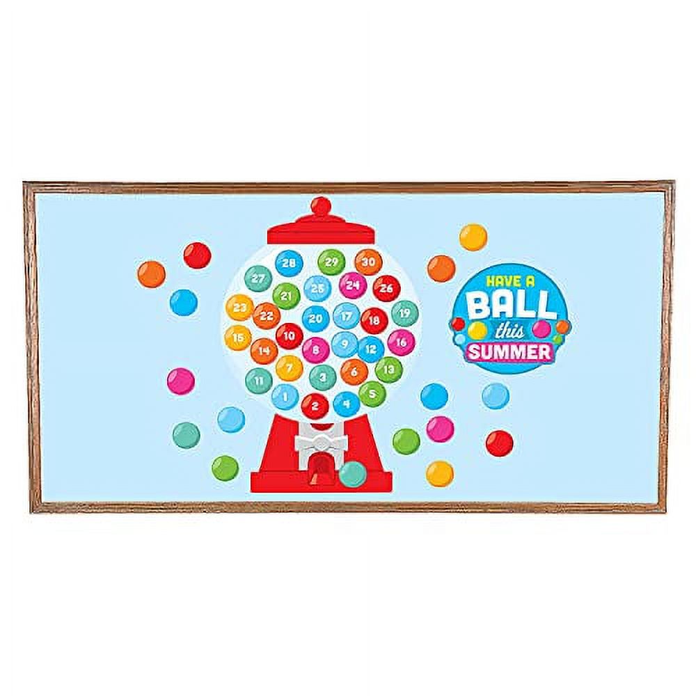 End Of Year Gumball Countdown Bulletin Board Set – 69 Pieces - Walmart.com