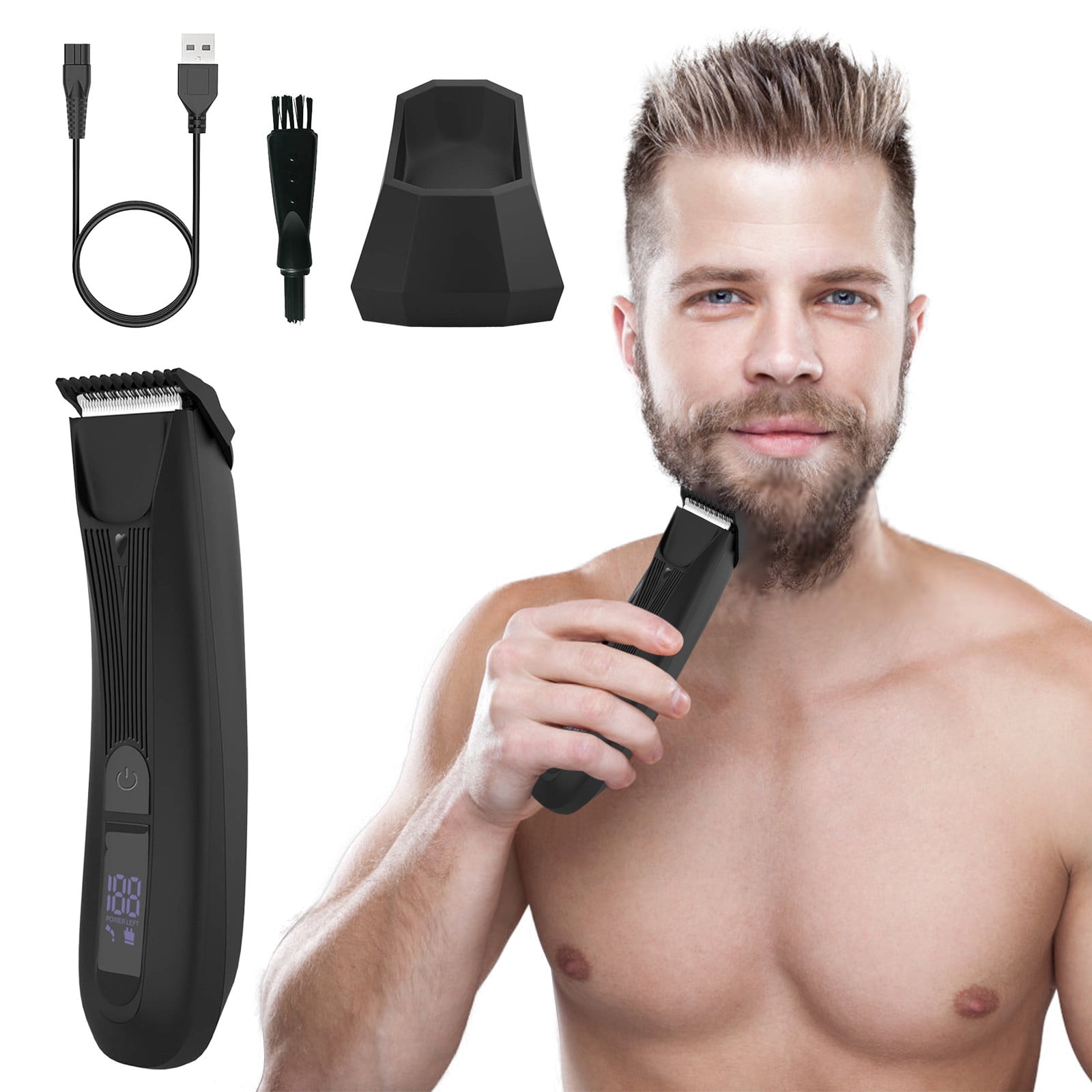 End of Season, Electric Body Hair Shaver, Cordless Wet Dry Use, 10 ...