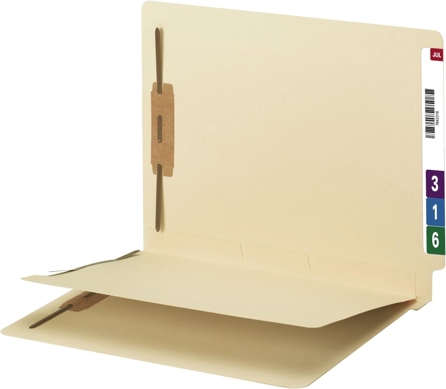 End Tab Fastener File Folders, 50 Count, Manila, Reinforced Straight ...